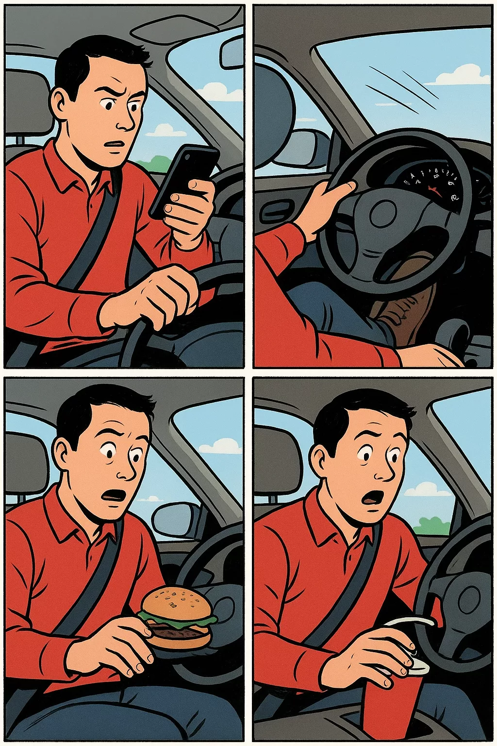 Conduire sa voiture en toute sécurité | Auto-école Marterey | Permis ...
